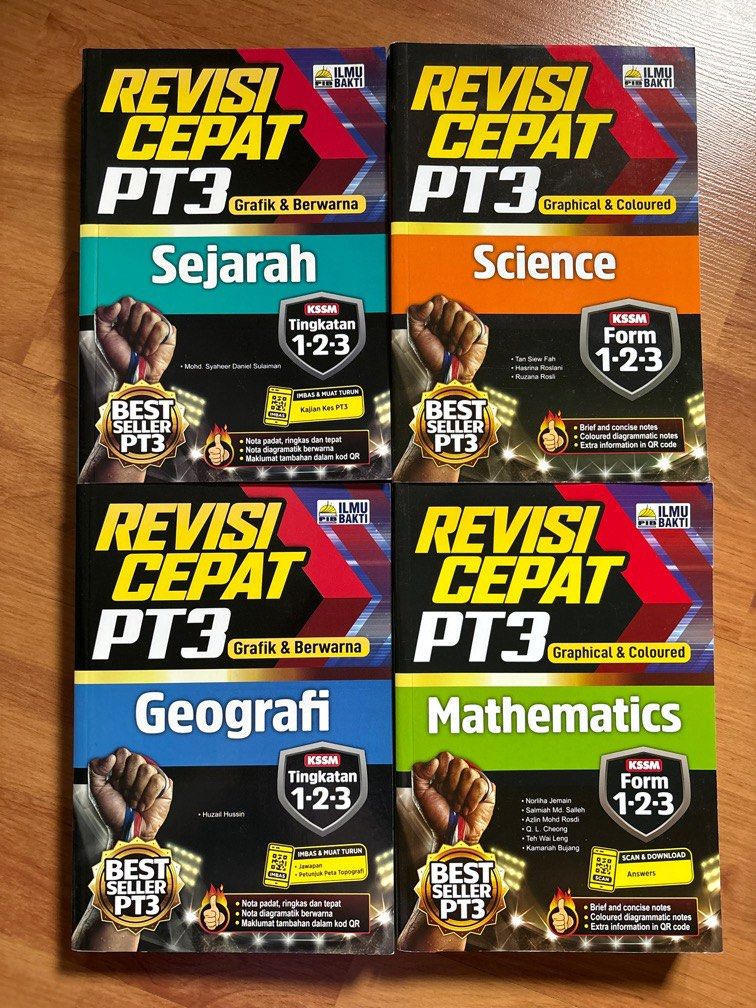 REVISI CEPAT PT3 KSSM (Form 1, 2 & 3) Sejarah, Geografi, Mathematics ...
