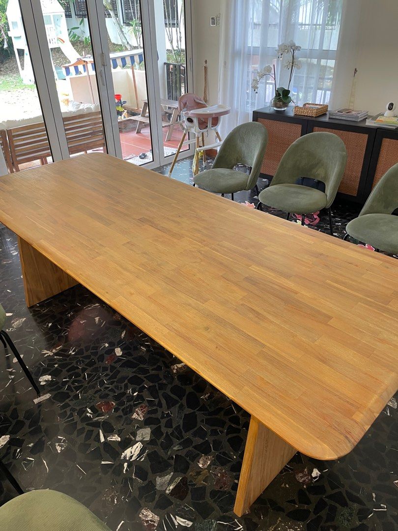 Ruma Home Geometry Dining Table 240cm 8 seater, Furniture & Home Living ...