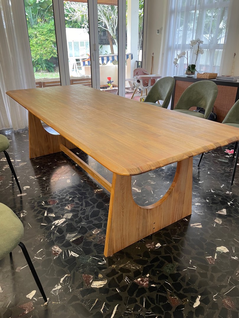 Ruma Home Geometry Dining Table 240cm 8 seater, Furniture & Home Living ...