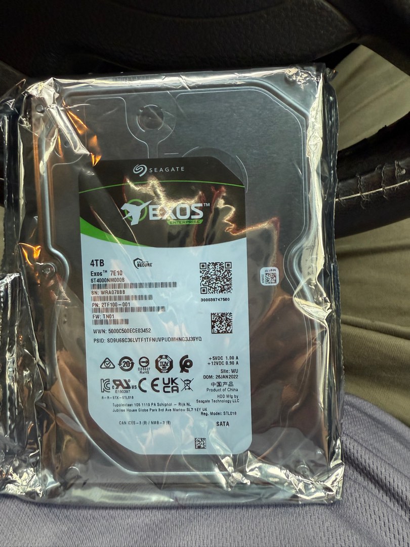 Seagate exos, Computers & Tech, Parts & Accessories, Hard Disks ...