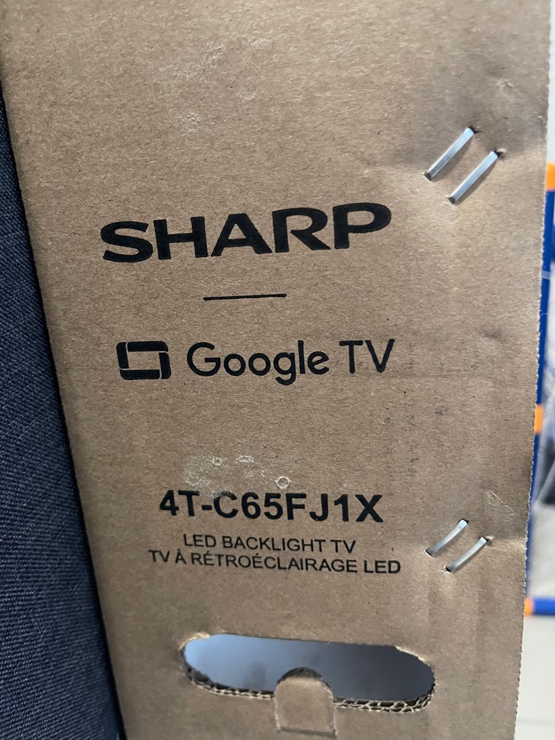 Sharp 65 Inch 4T-C65FJ1X, TV & Home Appliances, TV & Entertainment, TV ...