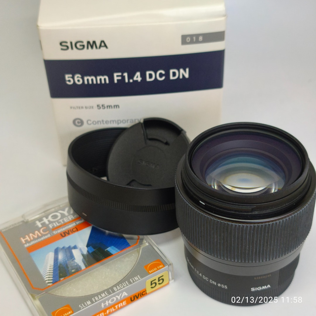 Sigma 56mm f1.4 (APSC Sony E-mount), Photography, Lens & Kits on Carousell