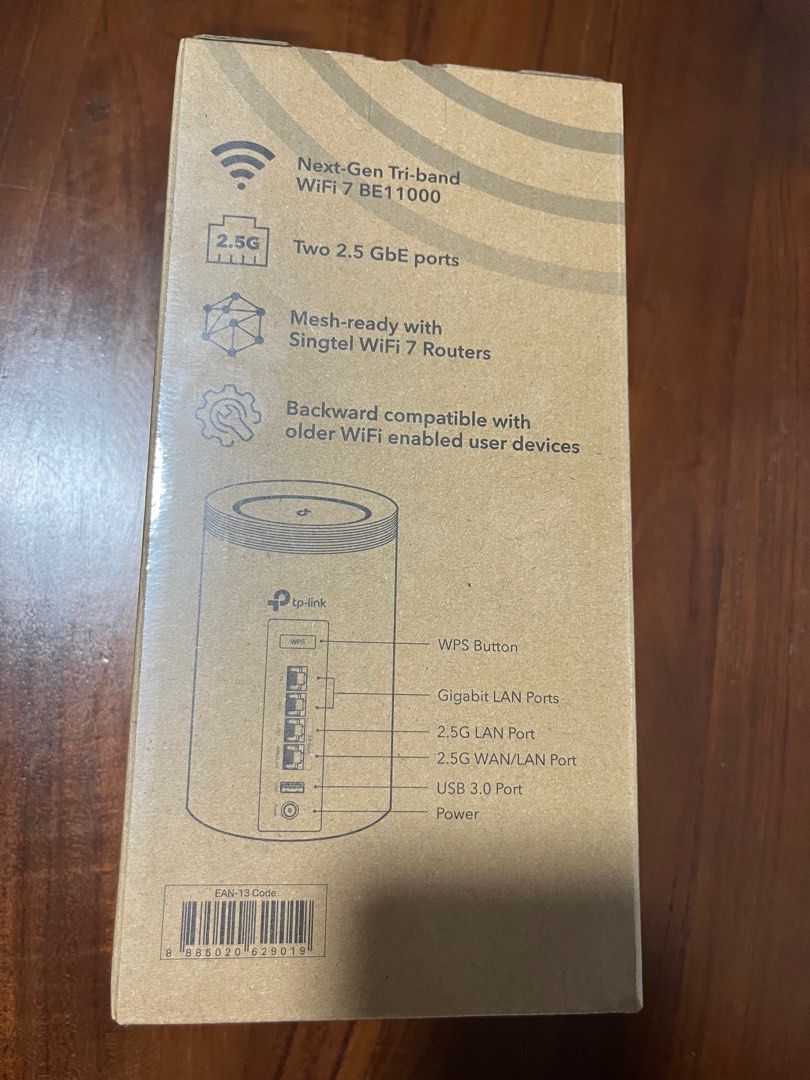 Singtel / TP Link Wifi 7 Router - HB611-SGST, Computers & Tech, Office ...