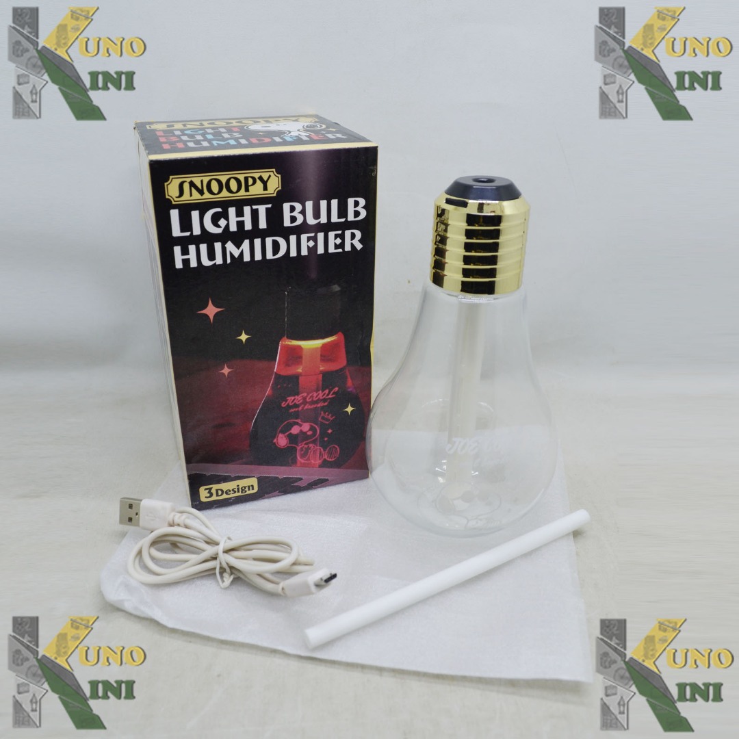 SNOOPY LIGHT BULB HUMIDIFIER - JOE COOL (FREE KABEL), Antik, Pajangan ...