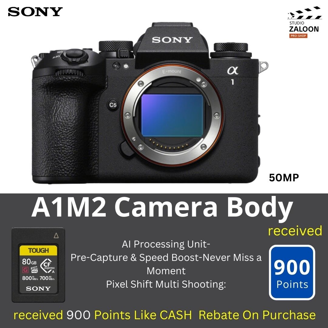 Sony a1 II Mirrorless Camera with Sony 80GB CF express Type A TOUGH Memory Card [ ILCE-1M2 / a1 ...