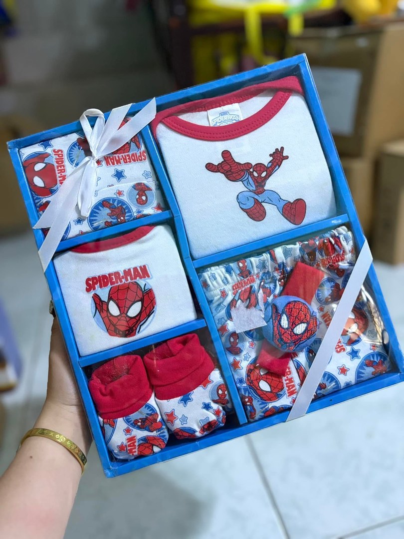 Spiderman clothes set for newborn baby, Babies & Kids, Babies & Kids ...