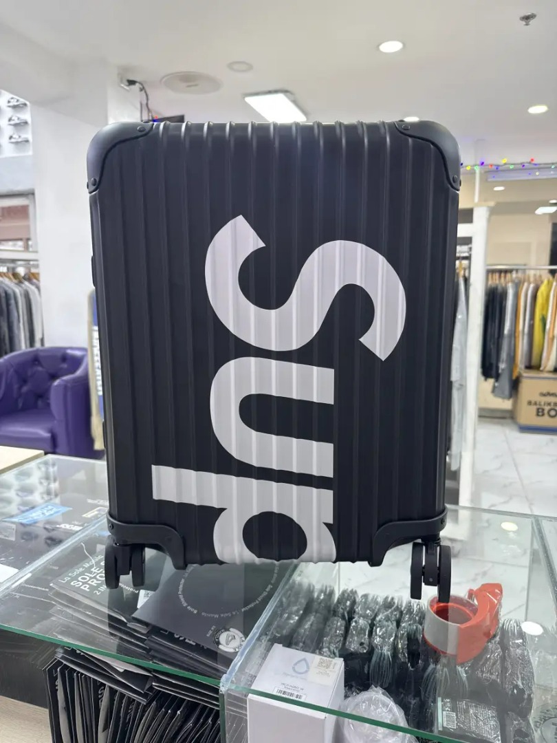 Supreme RIMOWA Topas Multiwheel 45L Black, Hobbies & Toys, Travel ...