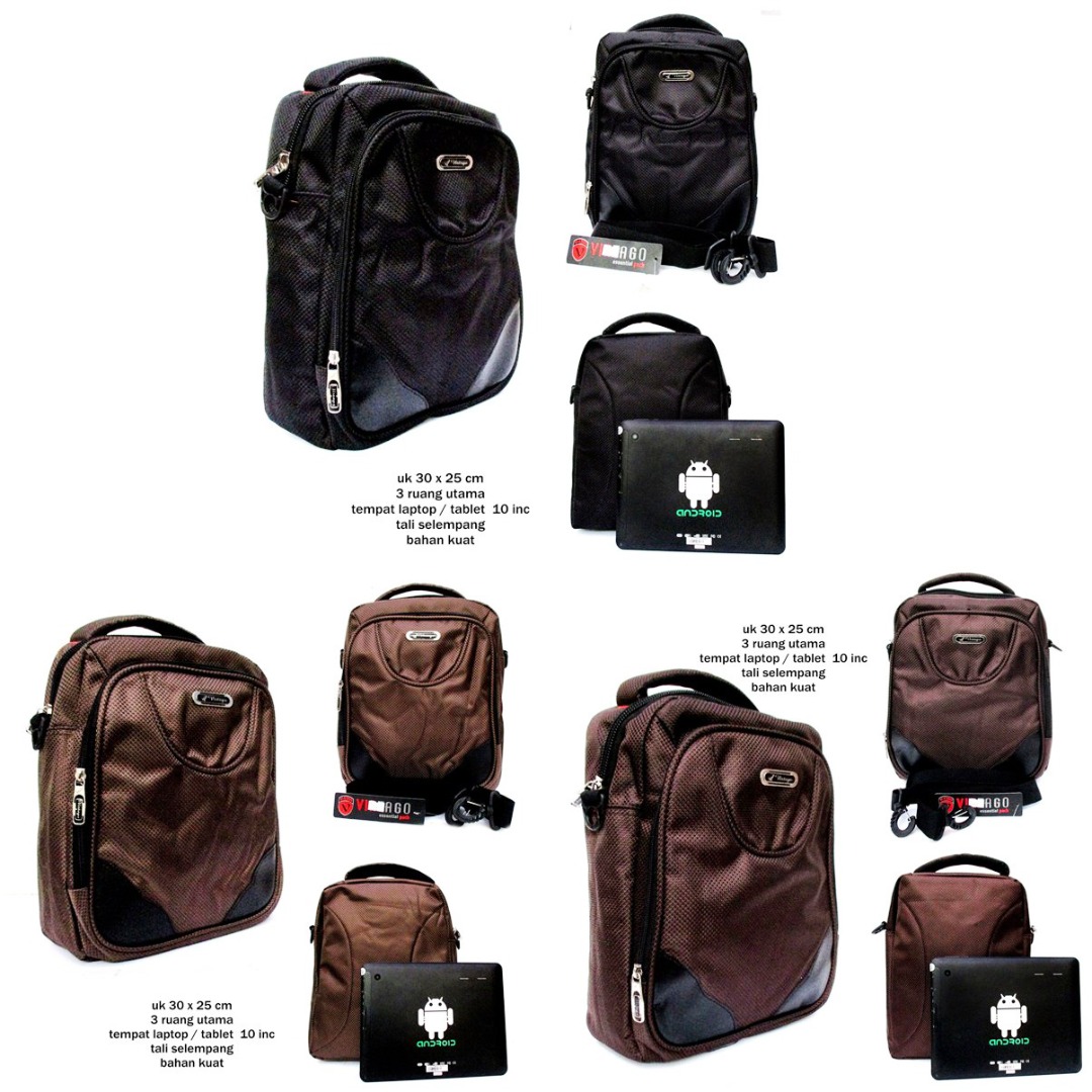 Tas Simpel Slim pria selempang Nylon Virta Original, Fesyen Pria, Tas ...