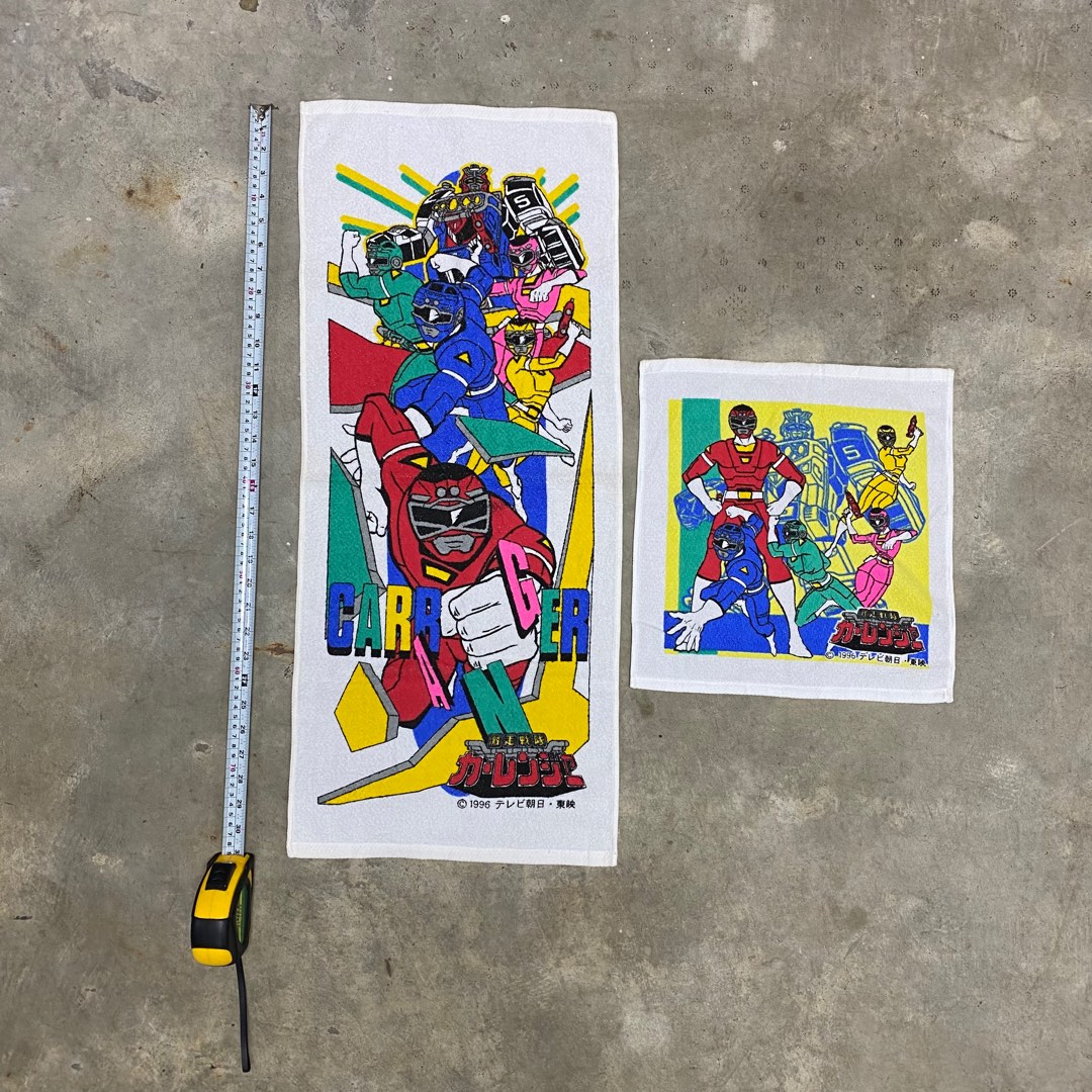 Towel : Power Rangers Turbo, Hobbies & Toys, Collectibles & Memorabilia ...
