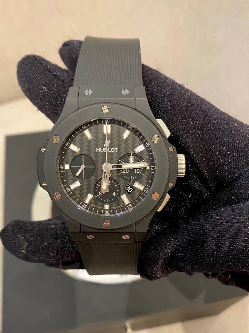 (UNUSED) 2020 HUBLOT BIG BANG CHRONOGRAPH REF 301.CI.1770.RX CARBON ...