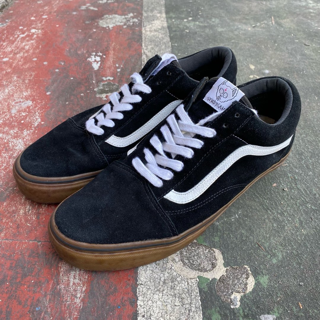 Vans syndicate old skool pro GOLF WANG black, Fesyen Pria, Sepatu , Sneakers di Carousell