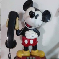 Vintage 1985 Antique Mickey Mouse Telephone / Telepon Antik Mickey ...