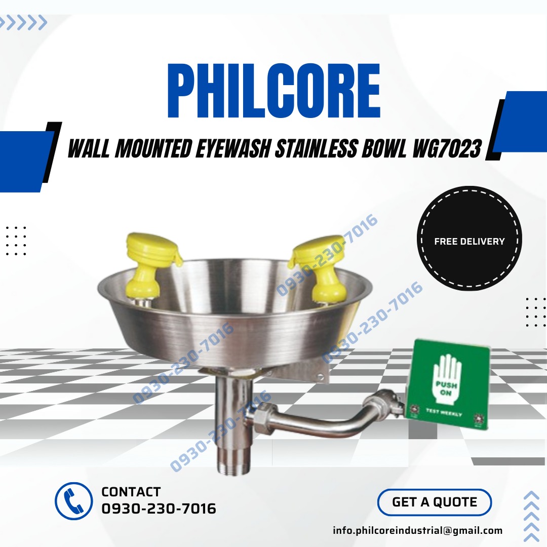 Wall Mounted Eyewash Stainless Bowl WG7023, Stainless steel wall ...