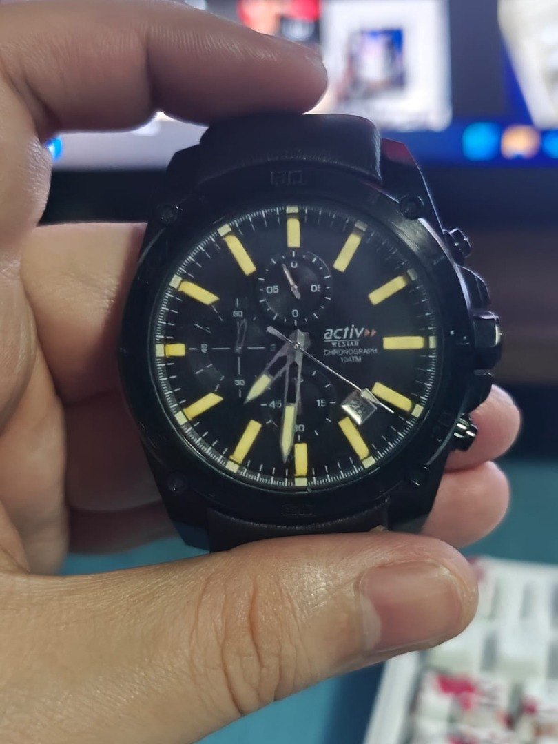 Westar Active Chronograph Sports watch Quartz 44mm Seiko, Men's Fashion ...
