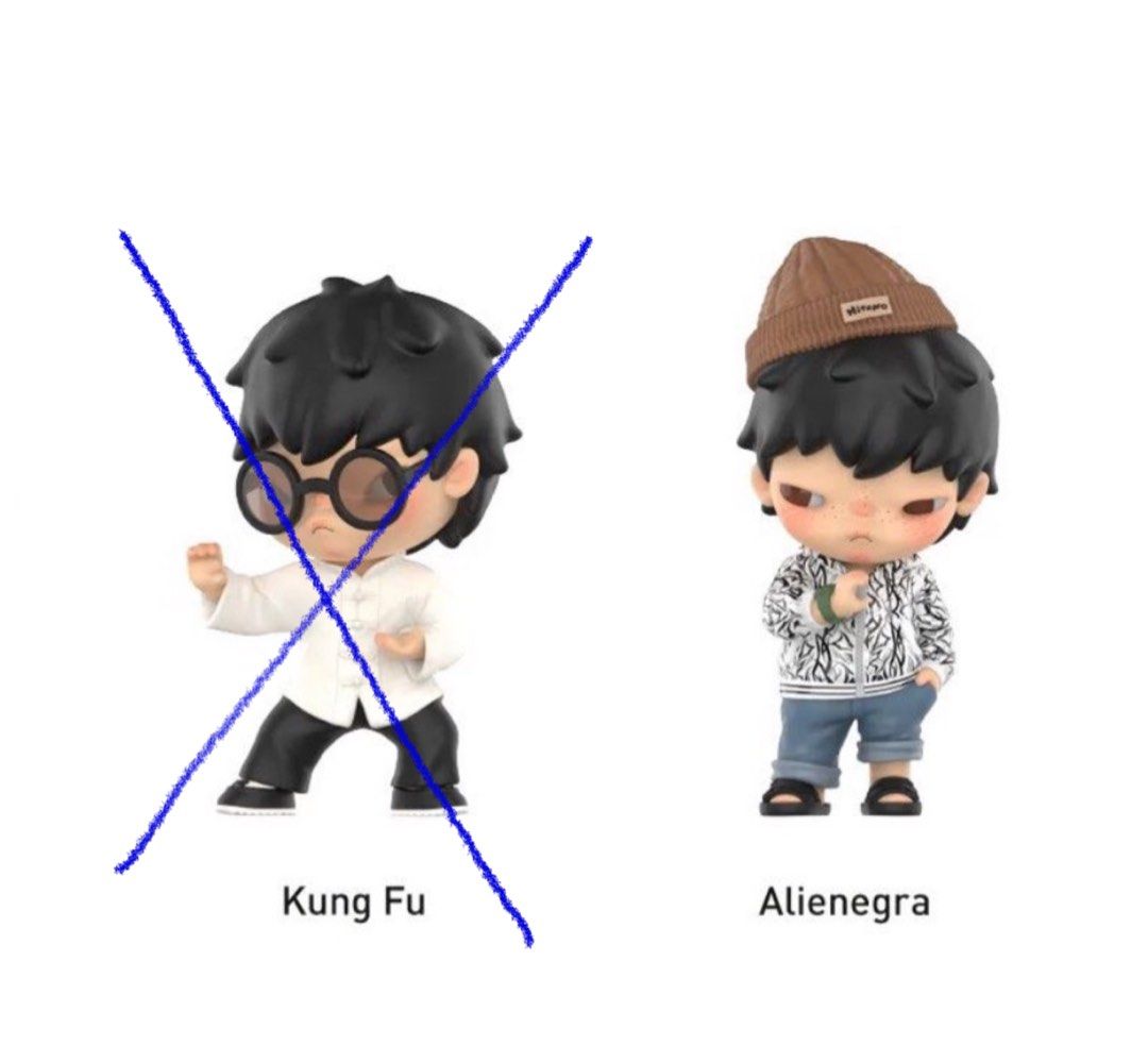 WTT WTS (BNIF) Hirono X Clot Popmart - Alienegra for Little Mischief ...