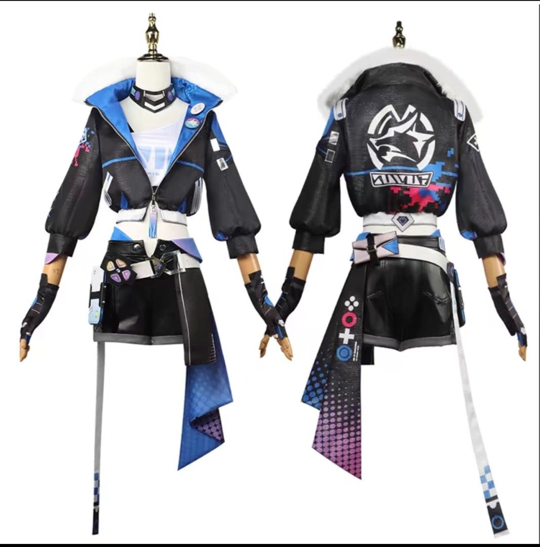 WTS Silver Wolf HSR cosplay + wig + shoes NEW (Honkai Star Rail ...