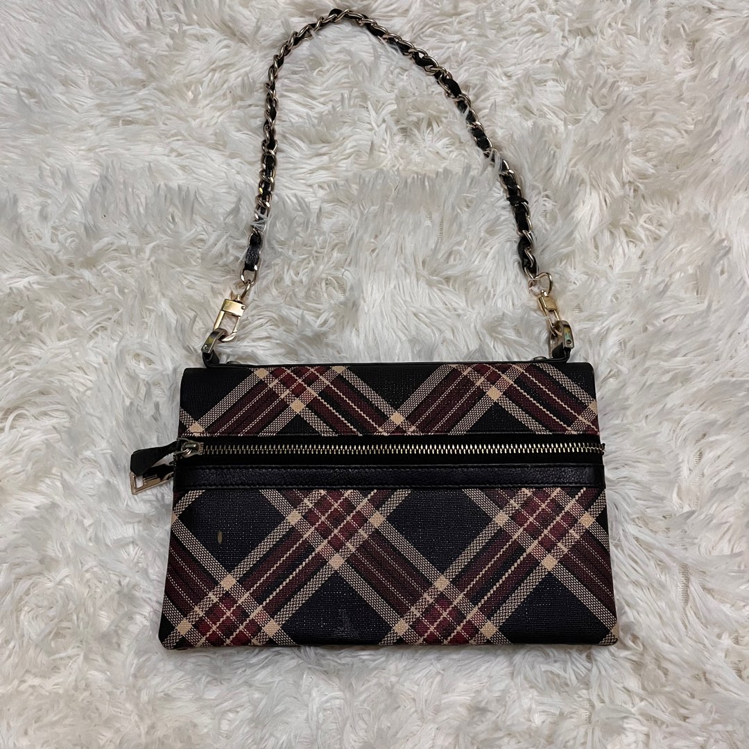 y2k plaid checkered chain kili bag | wallet | coquette mori kei y2k ...