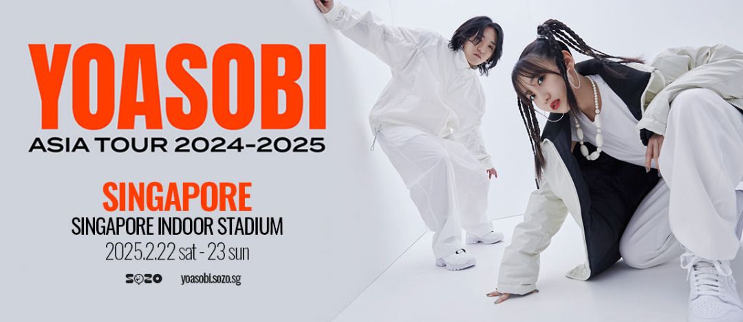 YOASOBI ASIA TOUR 2024-2025 IN SINGAPORE 23 Feb 2025 Sun VIP STANDING PEN A, Tickets & Vouchers ...