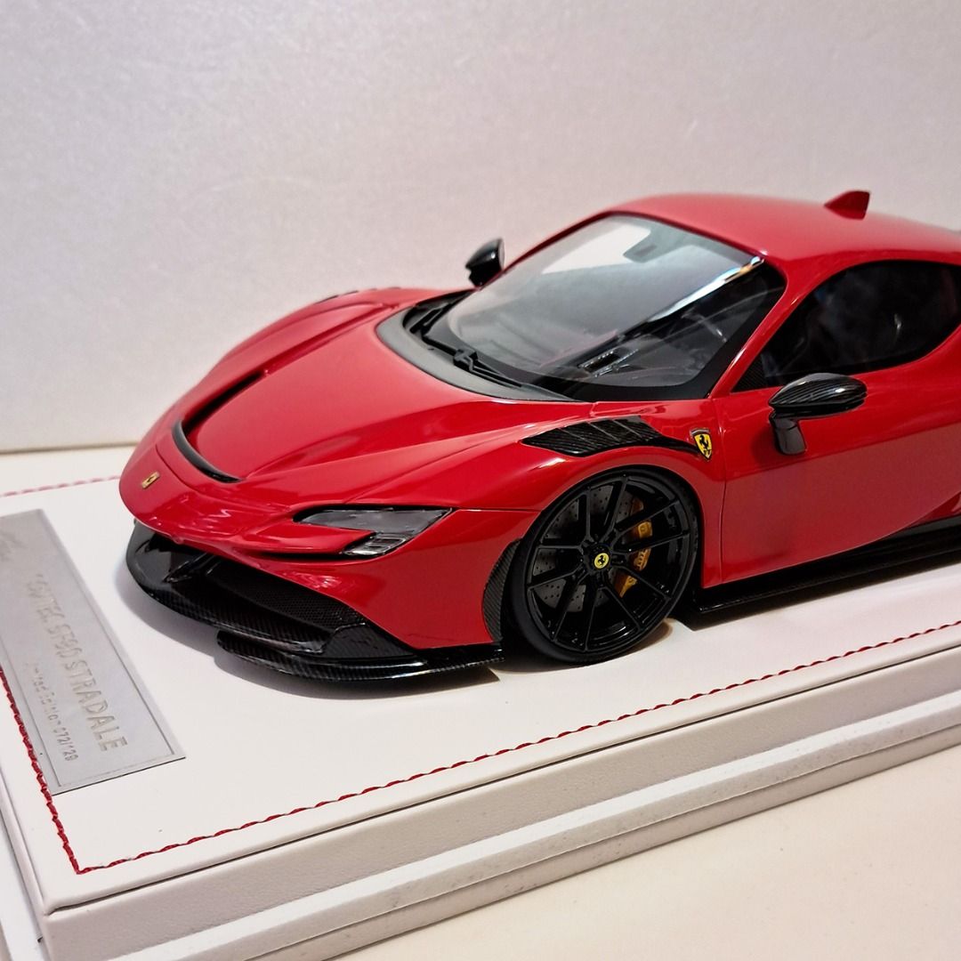 1/18 Ivy Models Ferrari Novitec SF90 Stradale Rosso Corsa bbr MR kyosho ...
