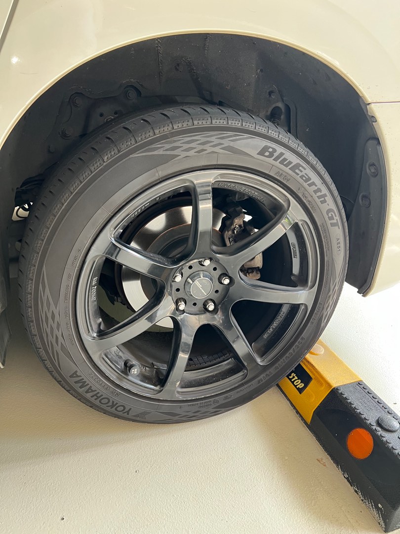 18” Toyota rims with yoko tyres, Car Accessories, Tyres & Rims on Carousell