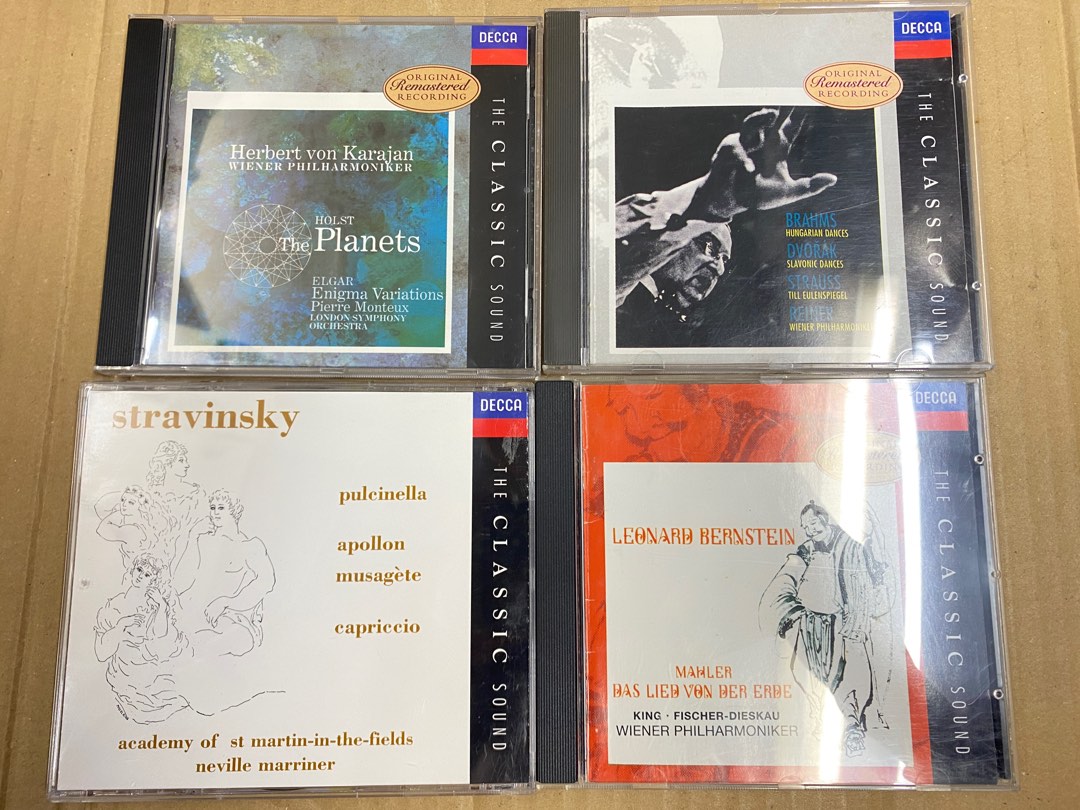 一批4張 Decca TheClassic sound 系列古典名曲名盤 德國頭版, 興趣及遊戲, 音樂、樂器 & 配件, 音樂與媒體 ...