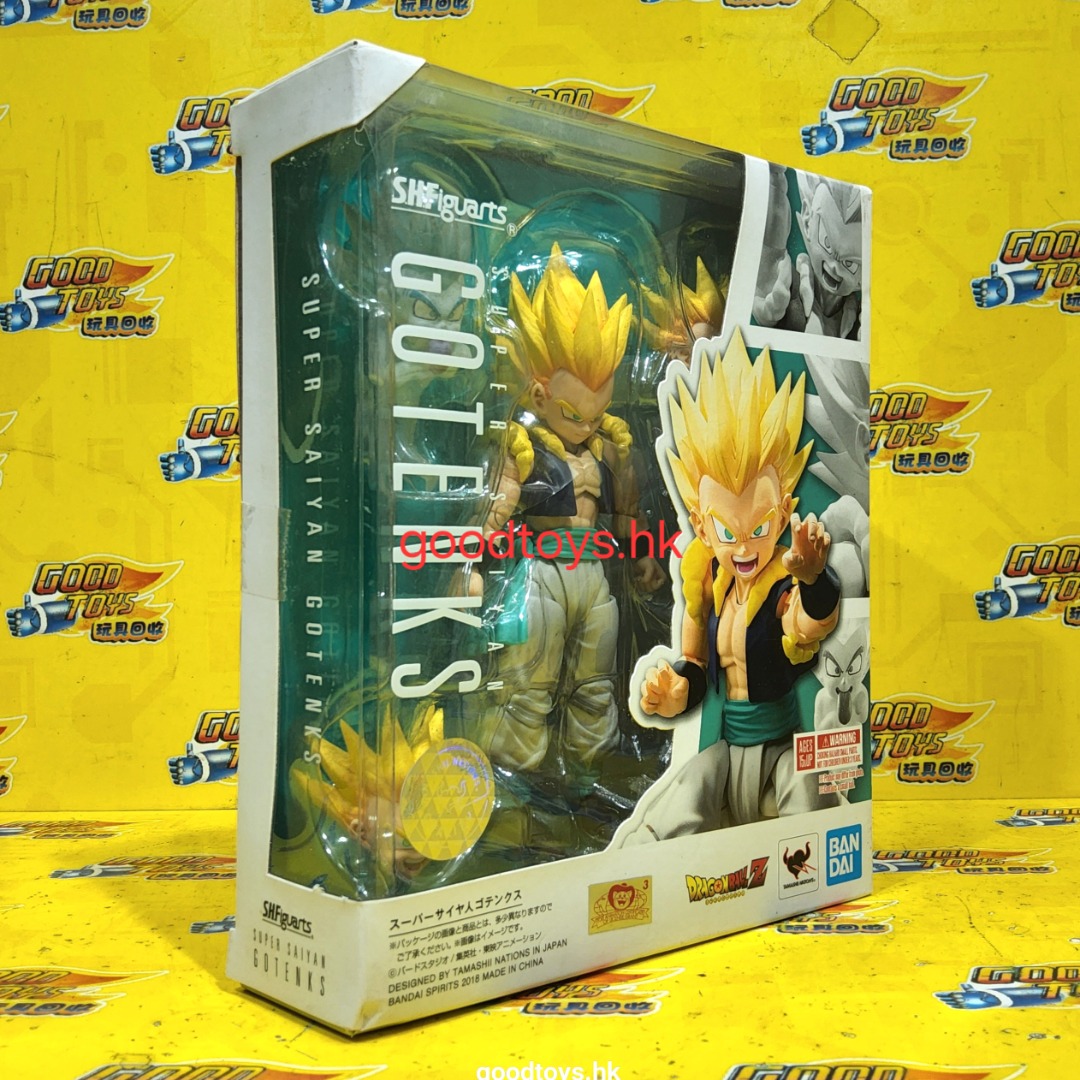 全新未開封 BANDAI SHF DRAGONBALL Z SUPER SAIYAN GOTENKS 龍珠Z 超級撒亞人 悟天格斯, 興趣及 ...