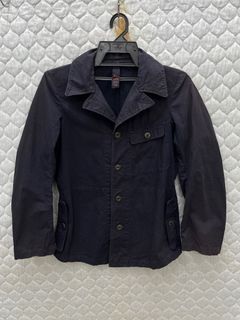 Vintage 45RPM AOP Floral Corduroy Bomber Jacket 45rpm Blue Blue ...