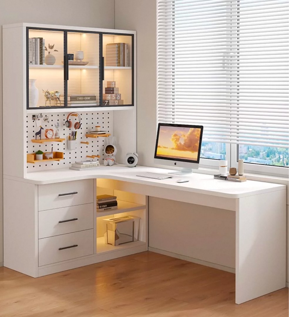 AHEAN Modern Multi Function Study Table, Furniture & Home Living ...