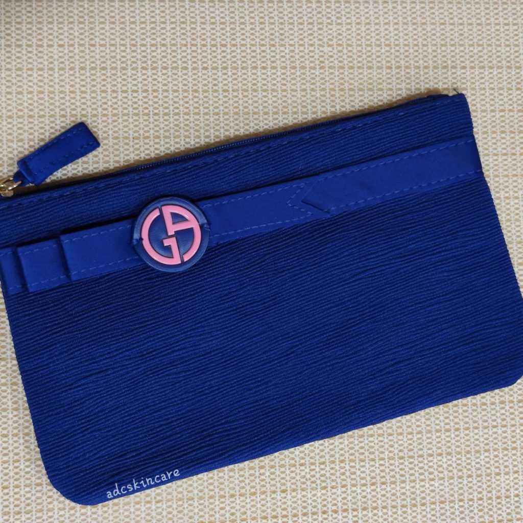 Armani Beauty My Way Blue Pouch, Women's Fashion, Bags & Wallets ...