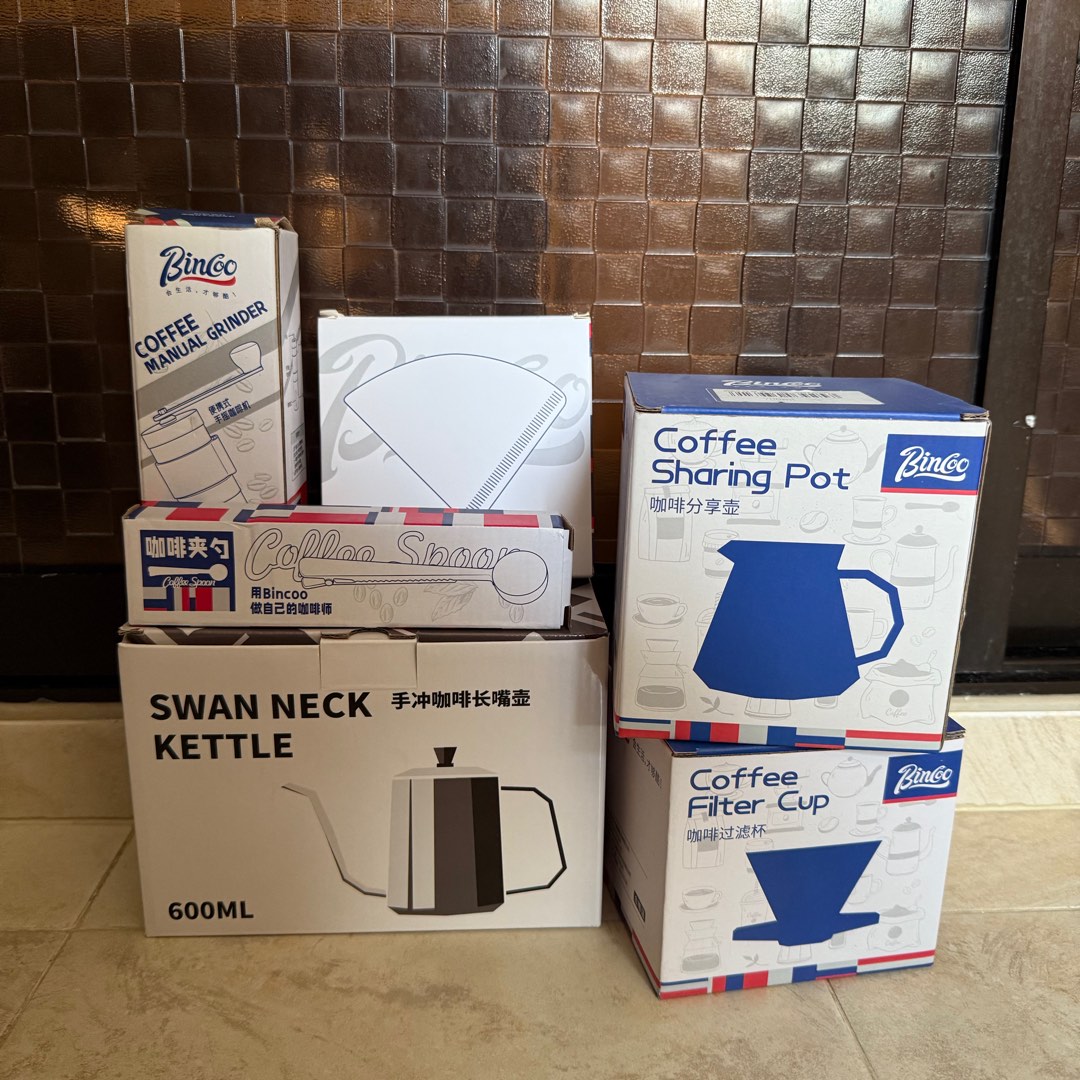 Binco Coffee Set (6 items), Furniture & Home Living, Kitchenware ...