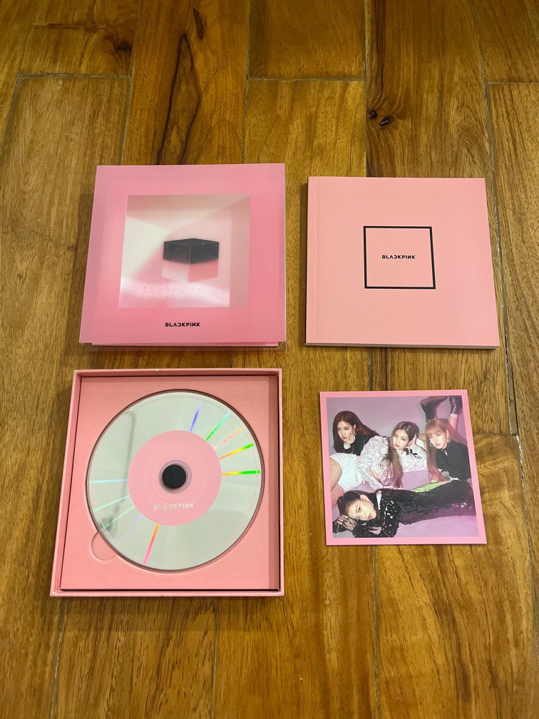 BLACKPINK Square up Pink version unsealed album, Hobbies & Toys ...