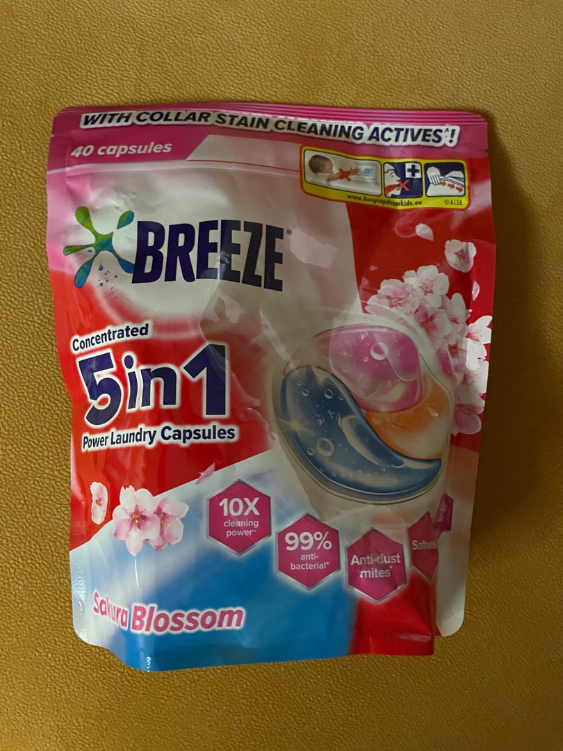 Breeze laundry capsule, Furniture & Home Living, Cleaning & Homecare ...