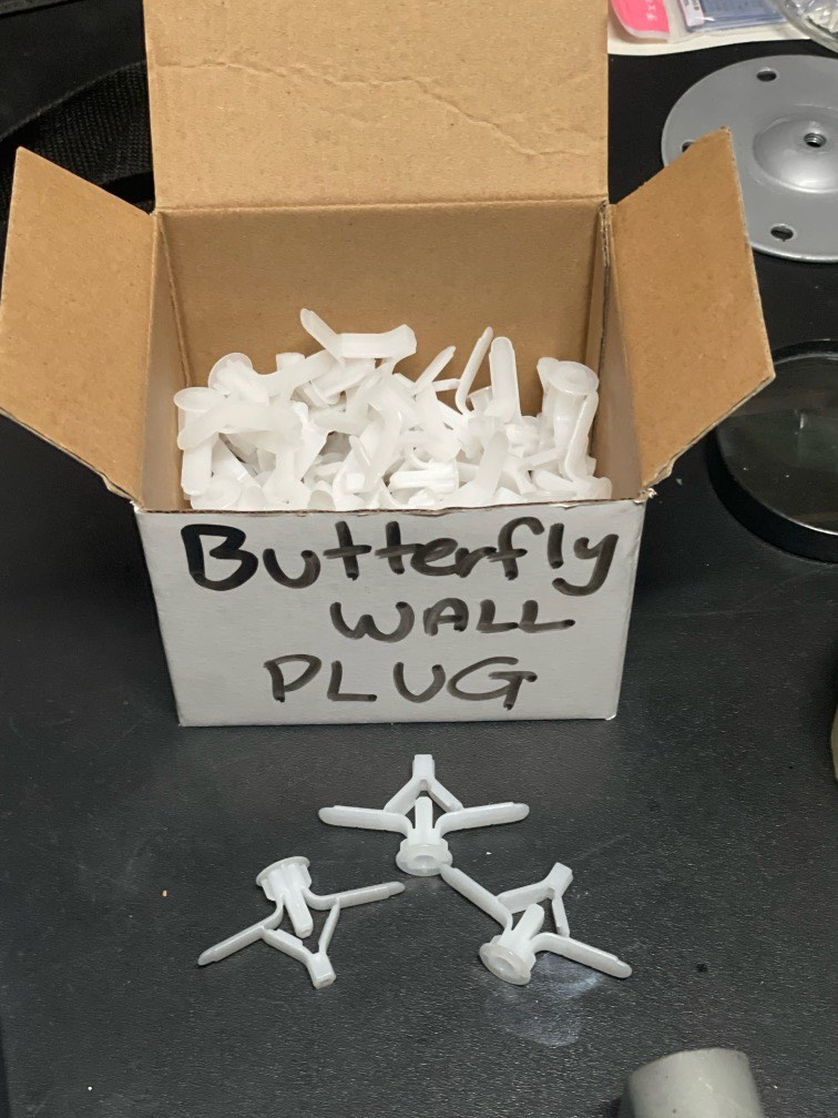 Butterfly wall plugs, Furniture & Home Living, Home Improvement ...