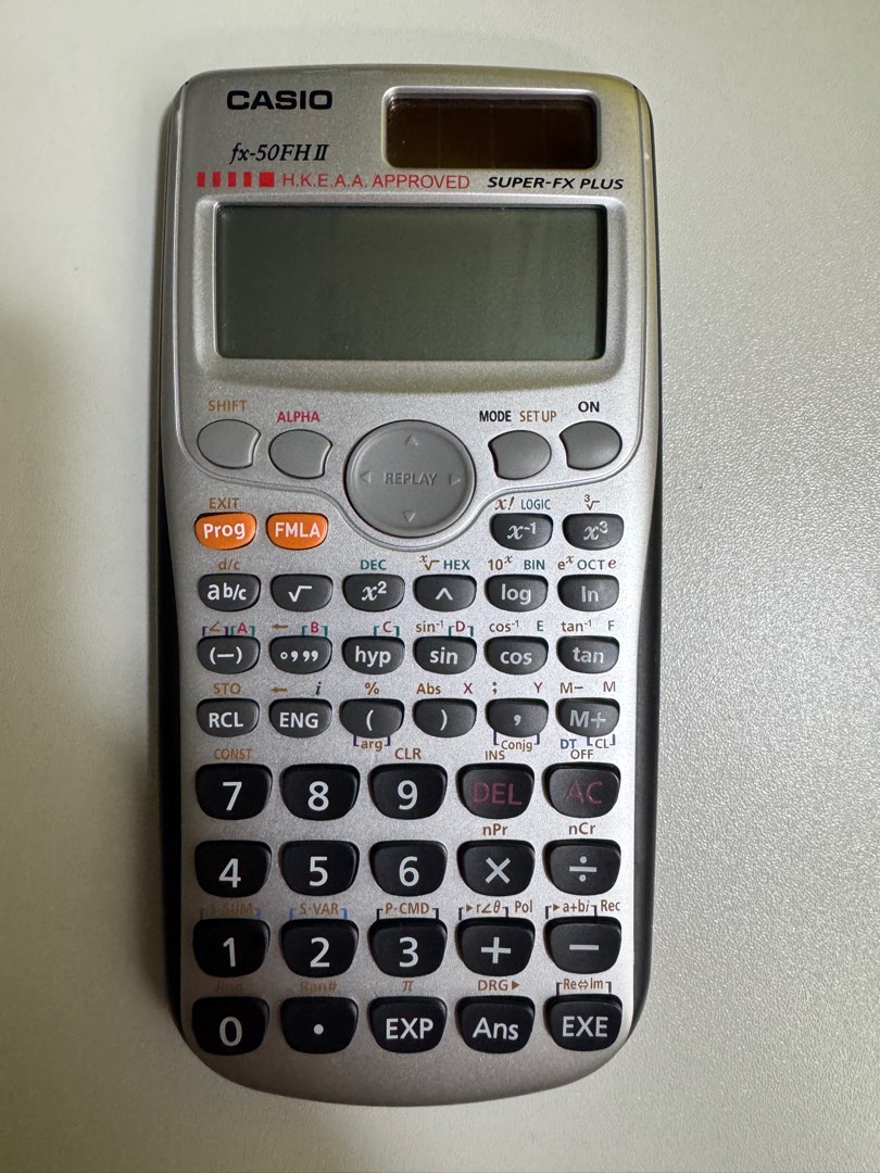 Casio 計算機 Casio fx-50FH II ( Calculator for secondary students), 電腦＆科技 ...