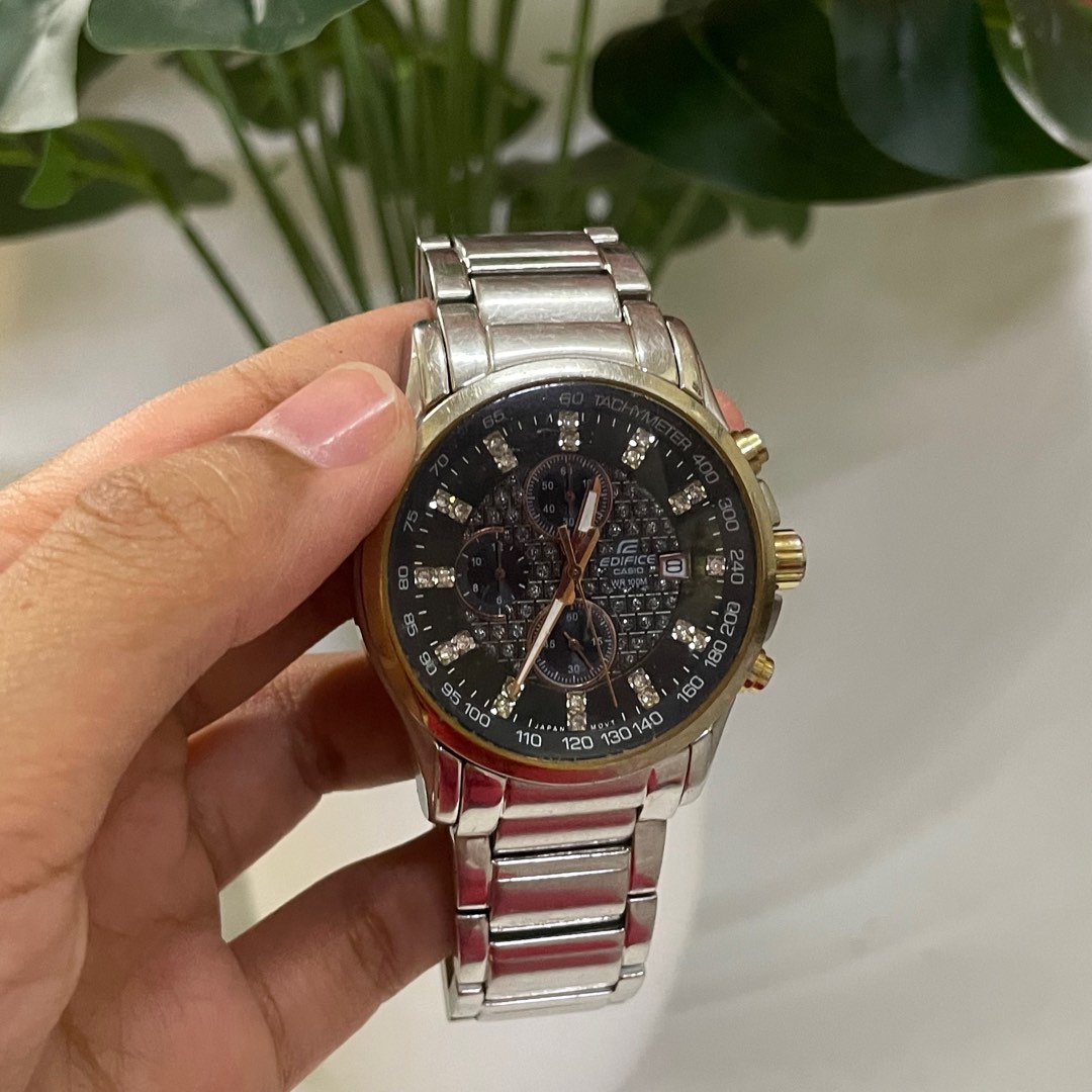 Casio Edifice Tachymeter Watch, Men's Fashion, Watches & Accessories ...