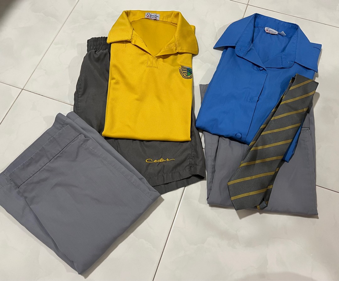 Cedar girls secondary Uniform/ skirt/ blouse/ pe / top, Women's Fashion ...