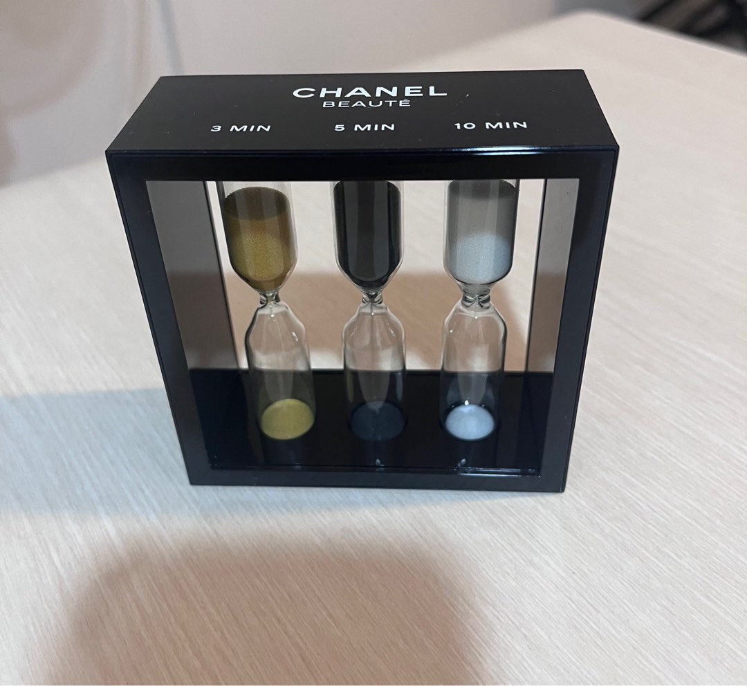 Chanel hourglass timer, Furniture & Home Living, Home Decor Accessories ...