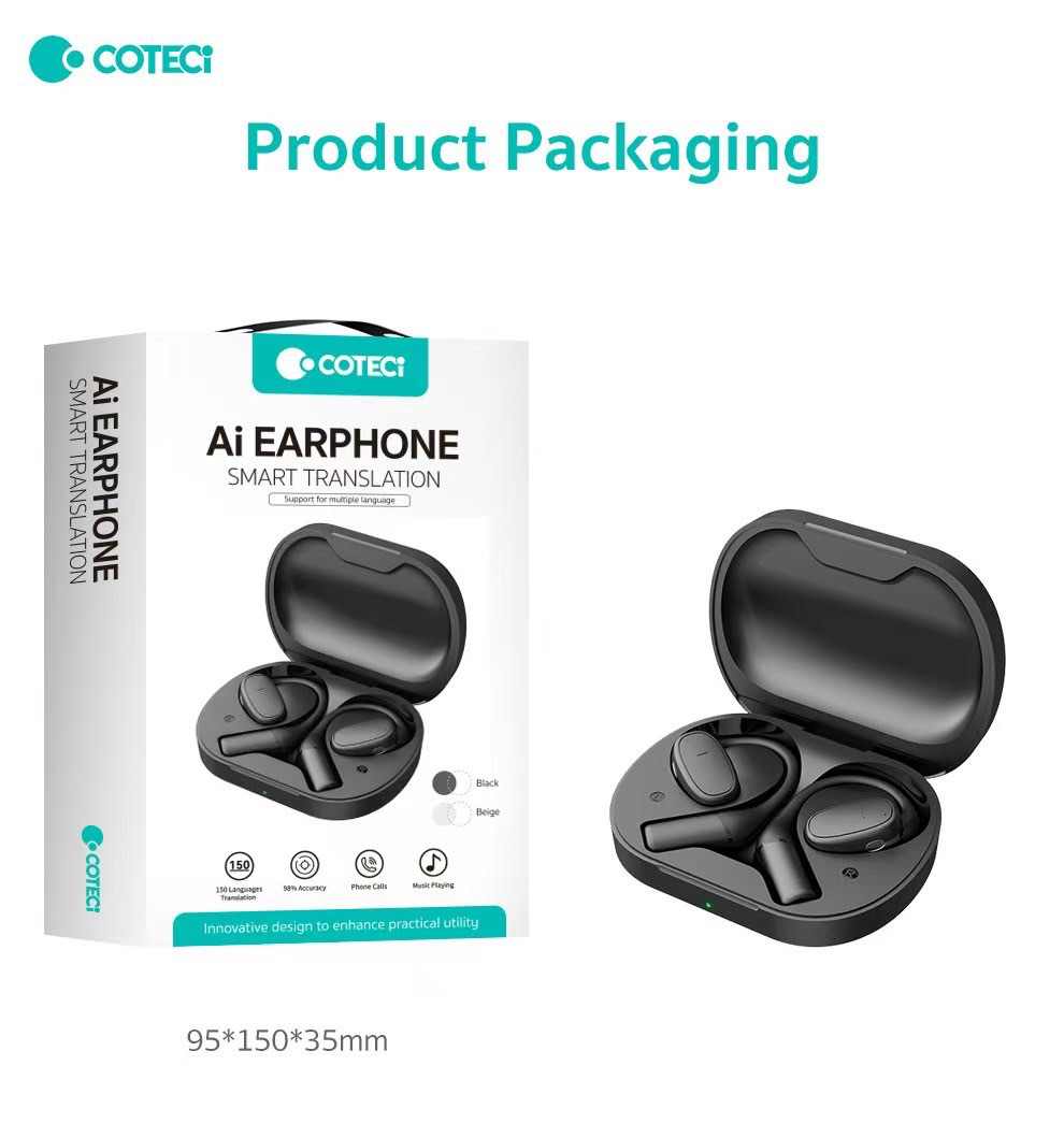 Coteci AI智能翻譯耳機 MS-027, 音響器材, 耳機 - Carousell