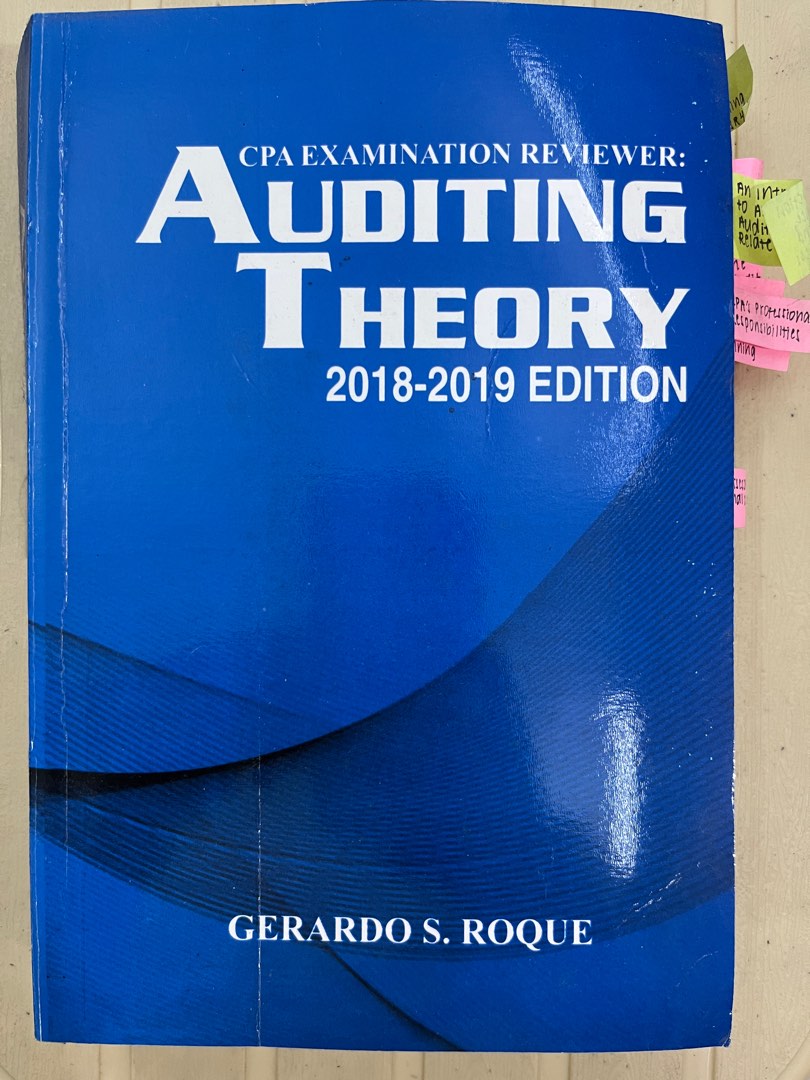 Cpa examination reviewer auditing theory 2018-2019, Hobbies & Toys ...