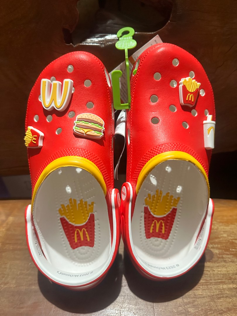 Crocs McDonalds classic clogs, Men's Fashion, Footwear, Casual Shoes on ...