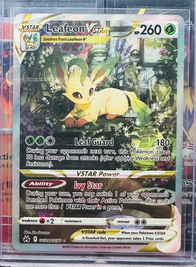 CROWN ZENITH LEAFEON V STAR, Hobbies & Toys, Toys & Games on Carousell