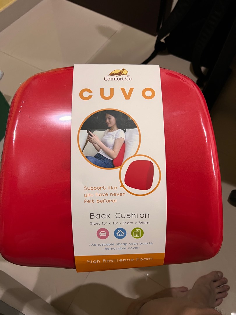 Cuvo Back Cushion, Health & Nutrition, Braces, Support & Protection on ...