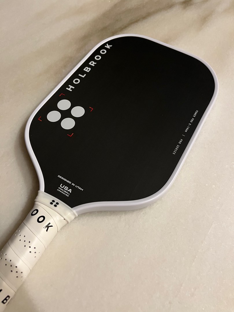 HOLBROOK Power Pro E (Elongated) 14mm Pickleball paddle, Sports ...