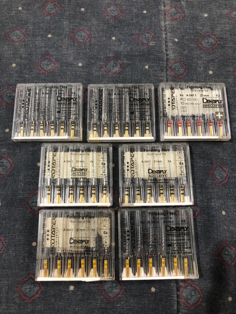 Dentsply Finishing Files (Root Canal Files), Health & Nutrition ...