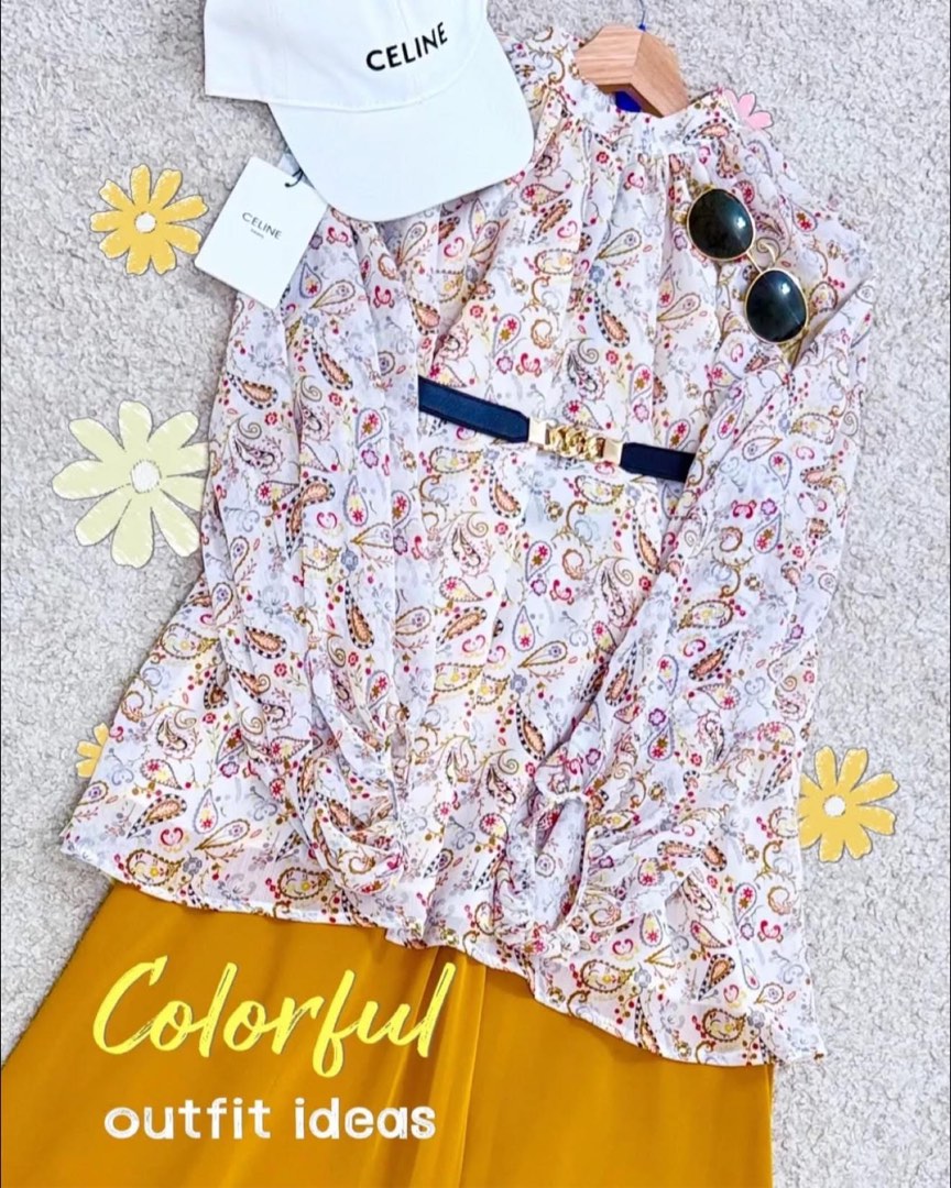 Dewi Diary Paisley Set Free Size, Women's Fashion, Muslimah Fashion ...