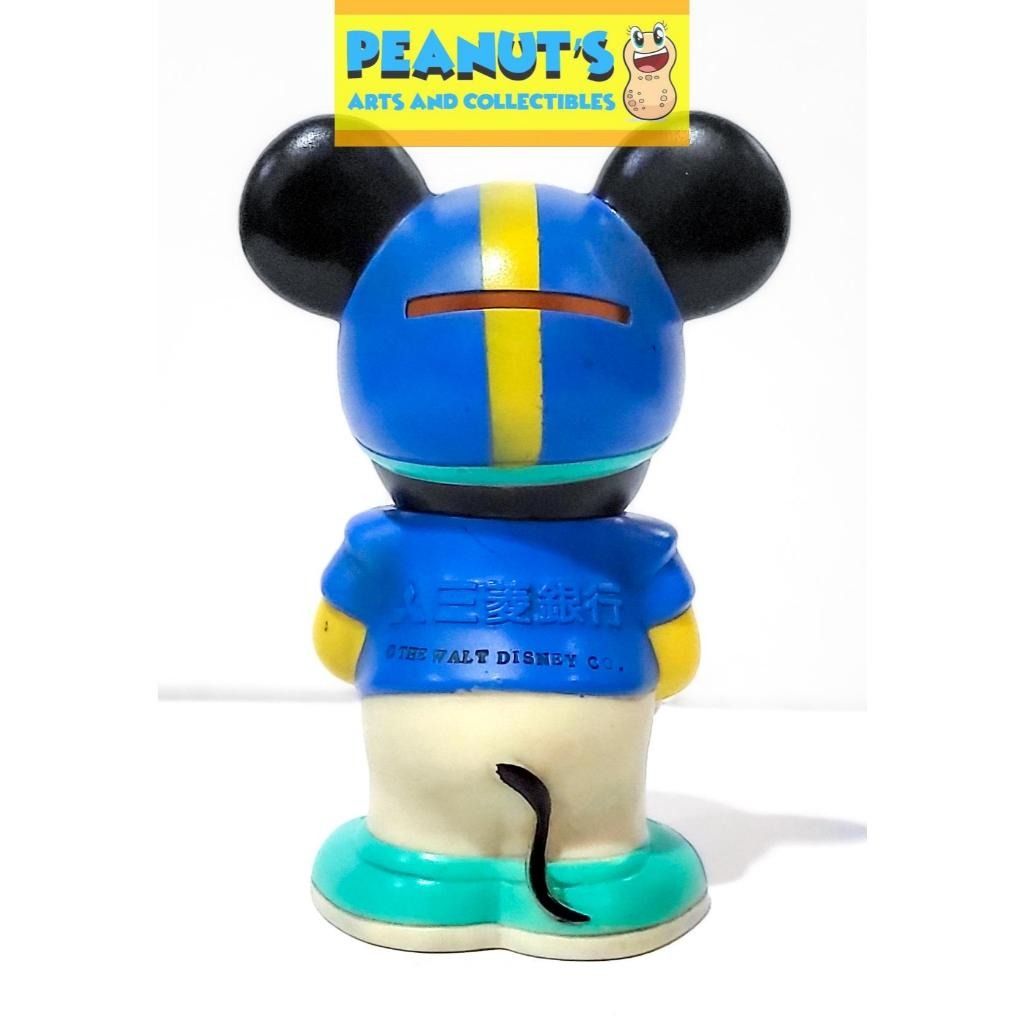 Disney X Mitsubishi BANK Mickey Mouse American Football SOFUBI Figure ...