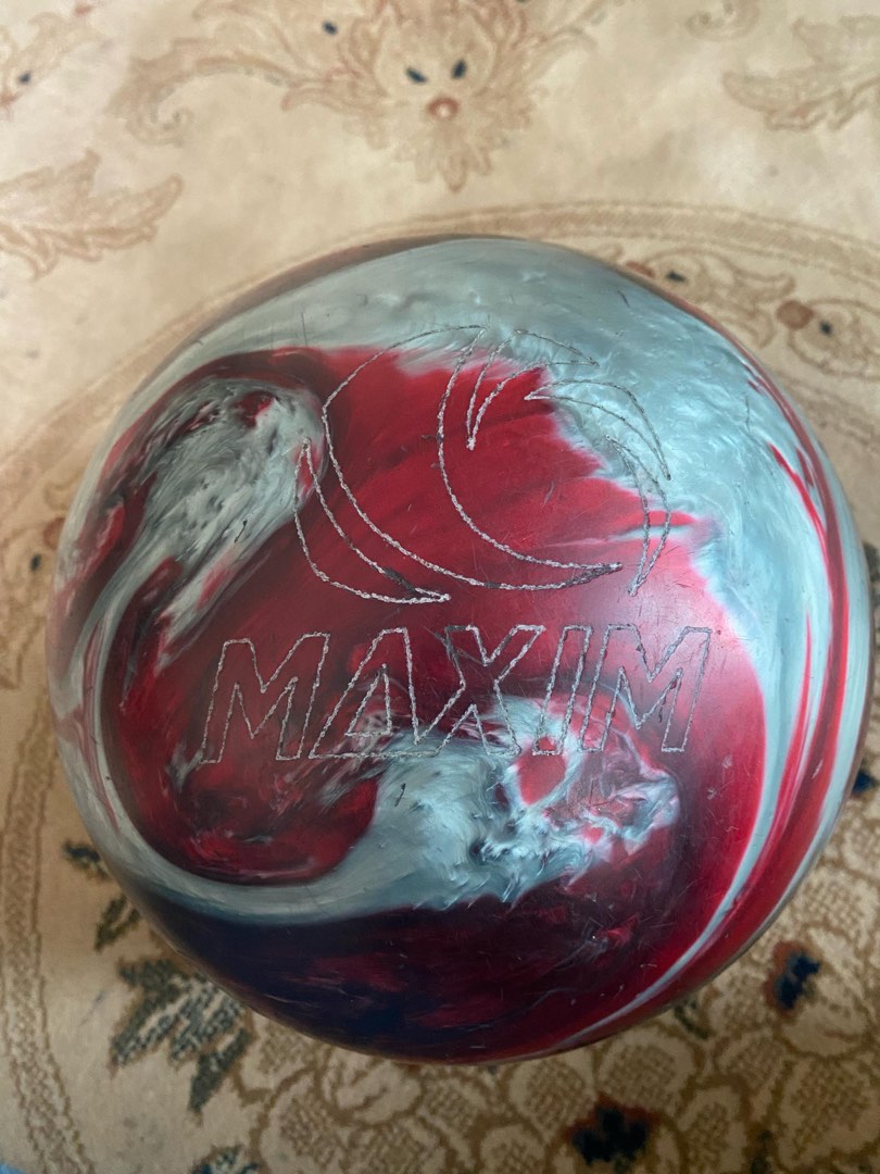 Ebonite Maxim Bowling Ball, Sports Equipment, Sports & Games, Billiards ...