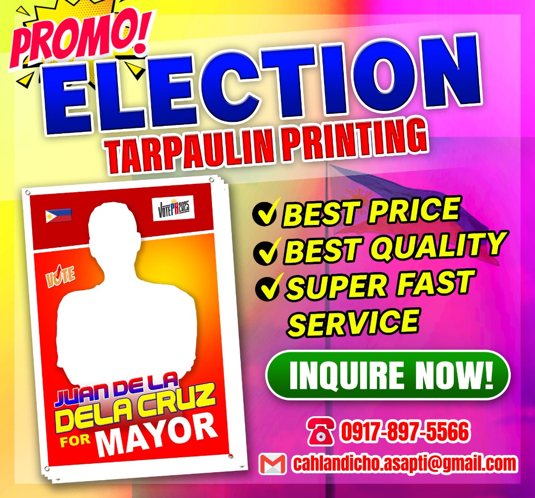 ELECTION TARPAULIN, Everything Else, Others on Carousell