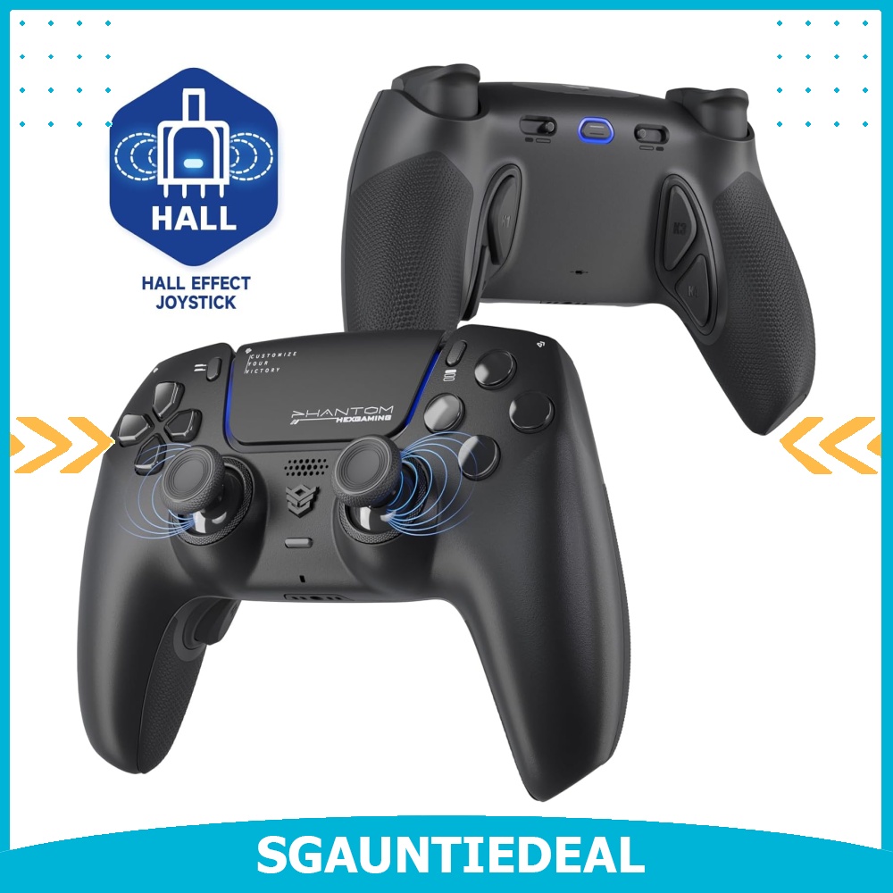 HEXGAMING PHANTOM Pro Controller with 4 Remappable Buttons, 6 Remapping ...