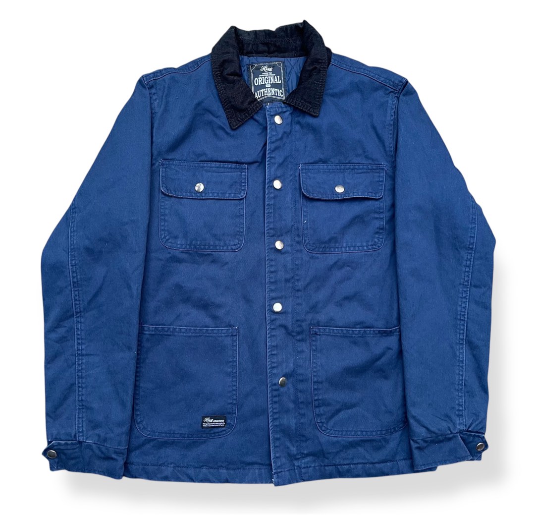 Hisso Denim Chore Jacket, Men's Fashion, Coats, Jackets and Outerwear ...